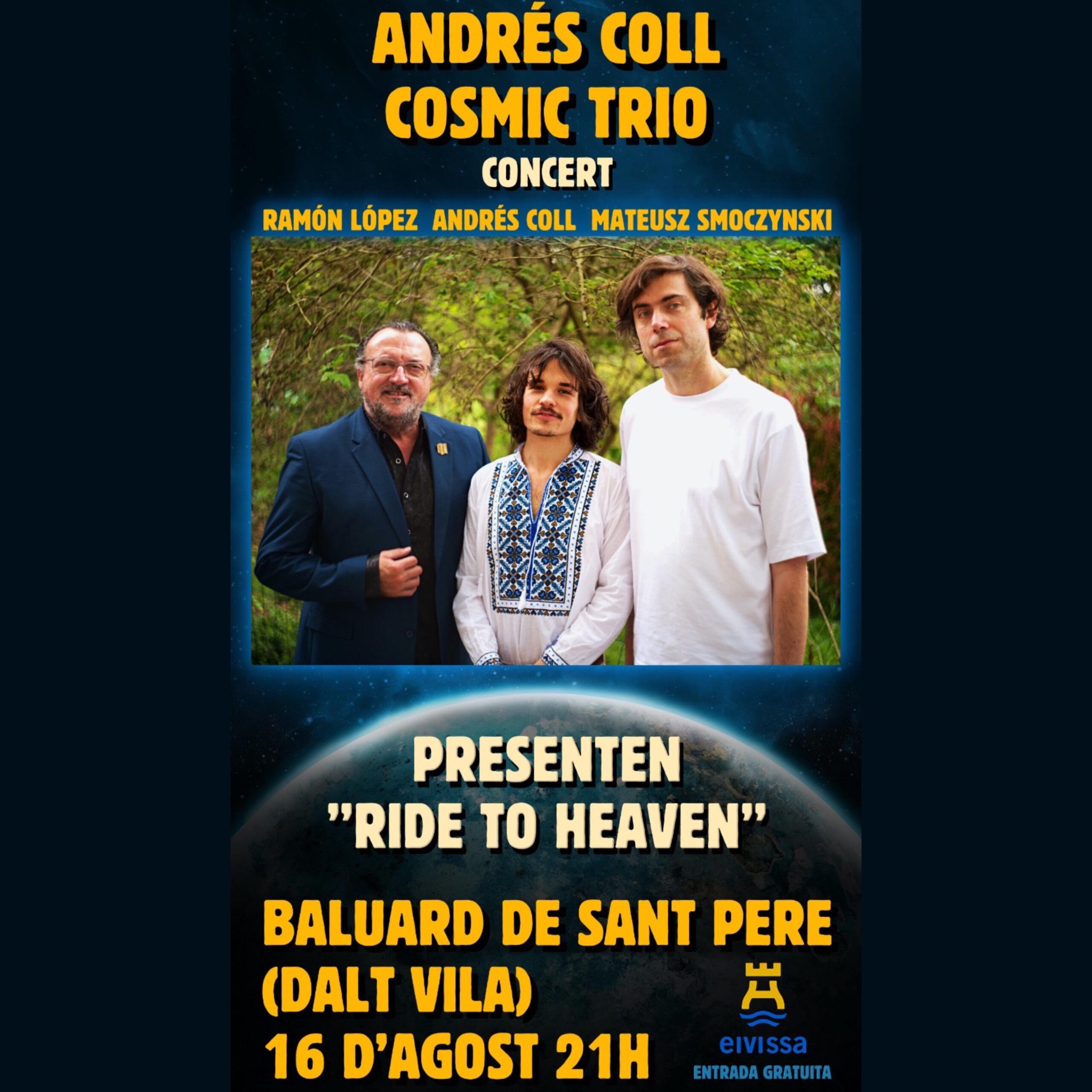 Kulturwochende in Eivissa - Live-Konzert Andrés Coll Cosmic Trio ...