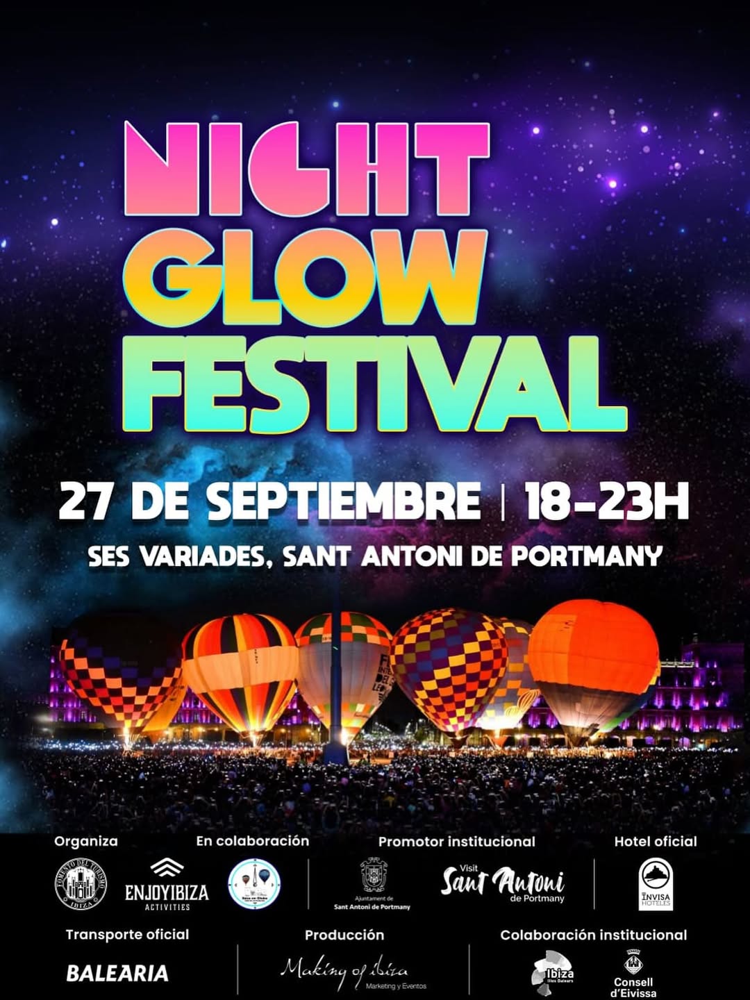 Night Glow Festival in Sant Antoni - Ibiza HEUTE